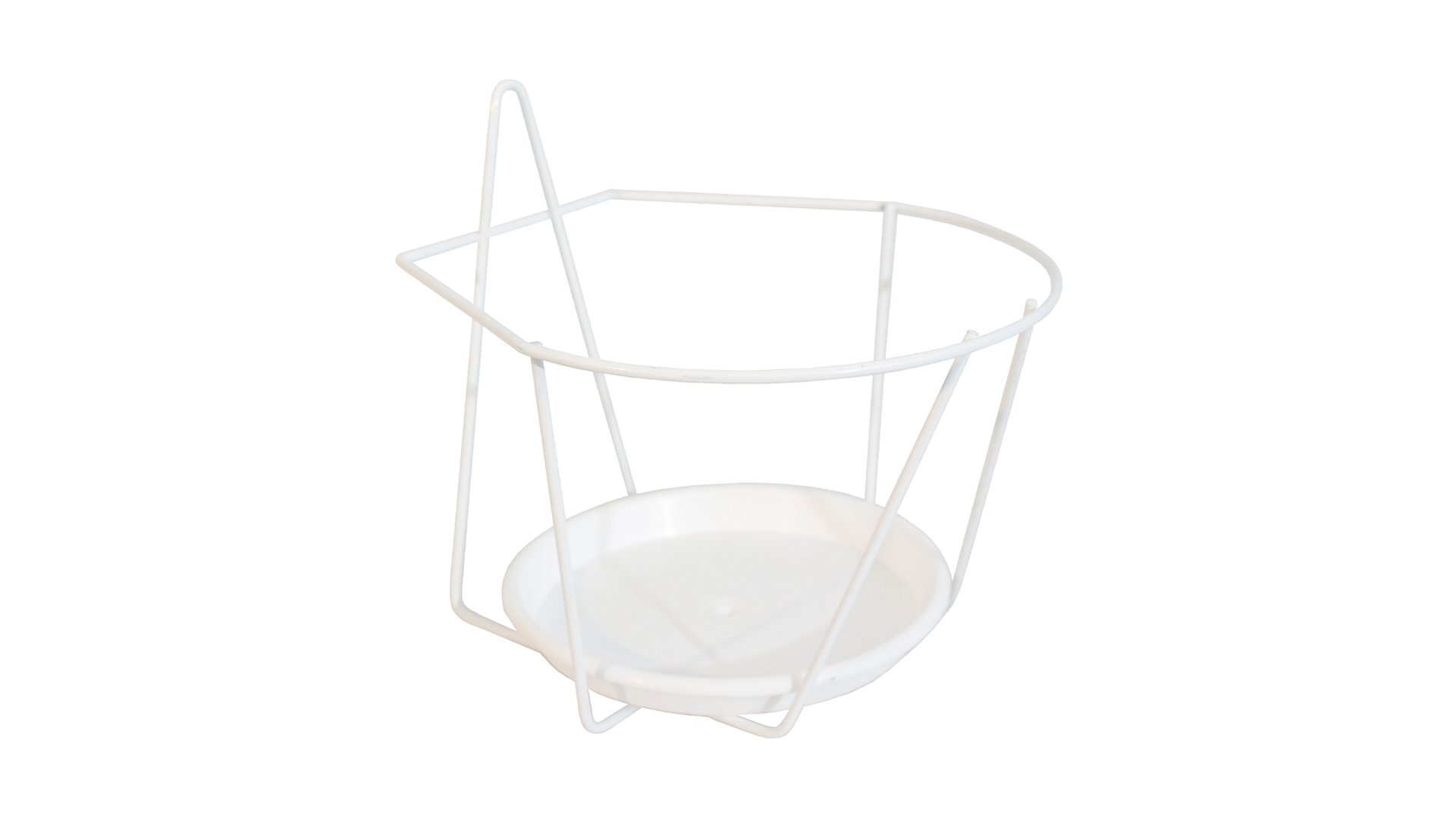 Wall Pot Holder With Saucer Wall Pot Holder With Saucer